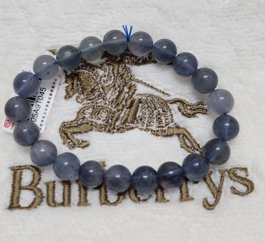 Blue Flourite Crystal 9mm Rare color, Women's Fashion, Jewelry ...