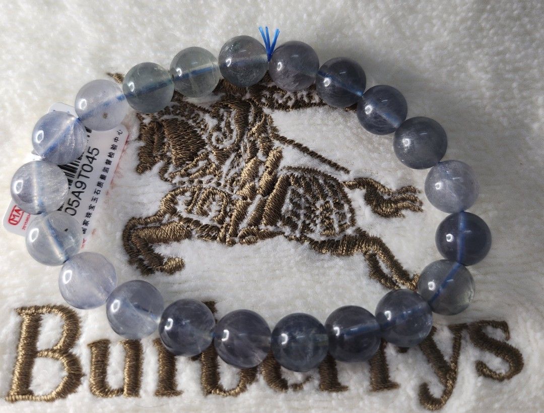 Blue Flourite Crystal 9mm Rare color, Women's Fashion, Jewelry ...