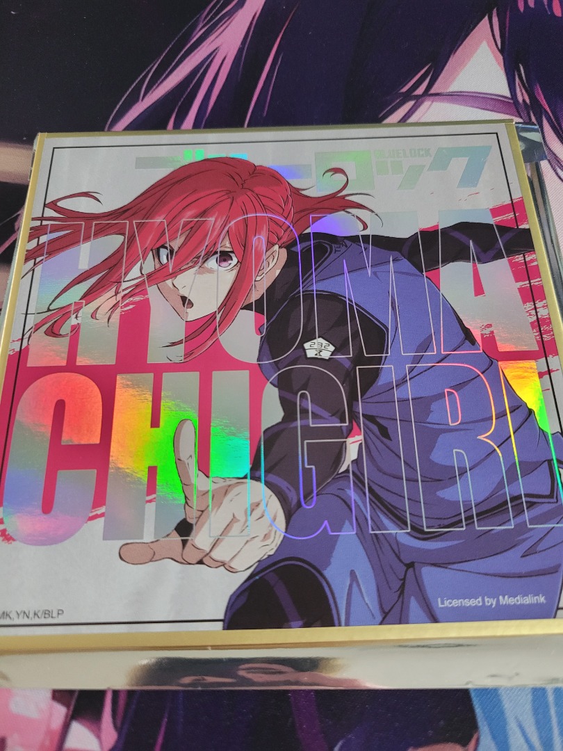 Blue Lock Foil Colored Paper (Bachira/Chigiri), Hobbies & Toys, Toys ...