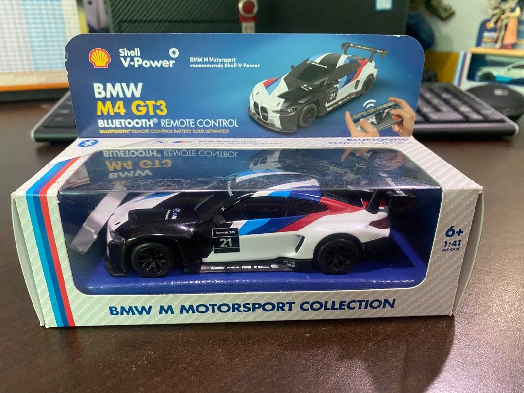 BMW M4 GT3 SHELL COLLECTION BLUETOOTH RC, Hobbies & Toys, Toys & Games ...