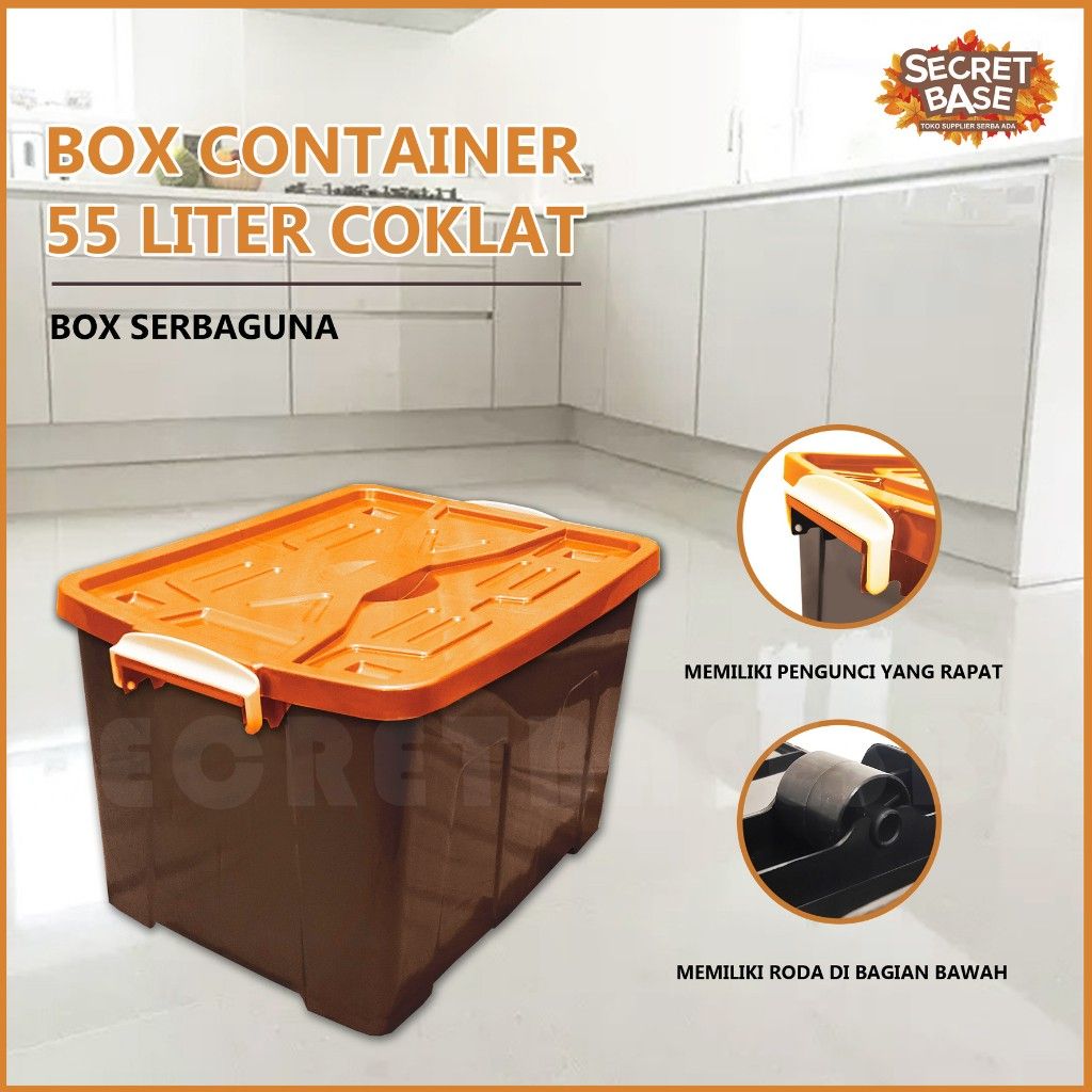 Box Container 55 liter Box Kontainer, Kitchen & Appliances di Carousell