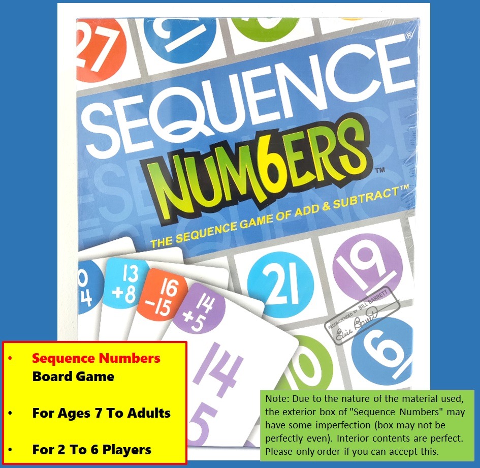 [Brand New] Sequence Numbers / Board Game, Hobbies & Toys, Toys & Games ...