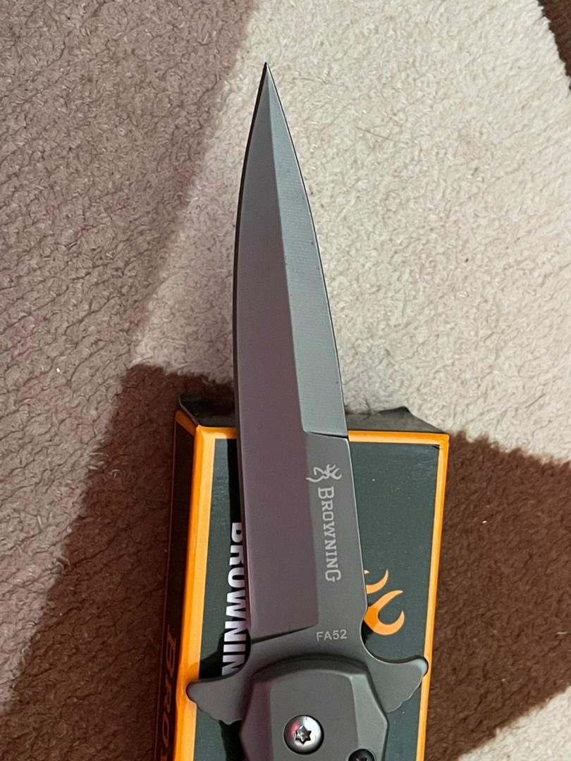 Browning FA52 folding knife, Sports Equipment, Hiking & Camping on ...