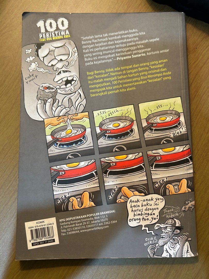 Buku Komik 100 Peristiwa yang Bisa Menimpa Anda, Benny Mice, Buku ...