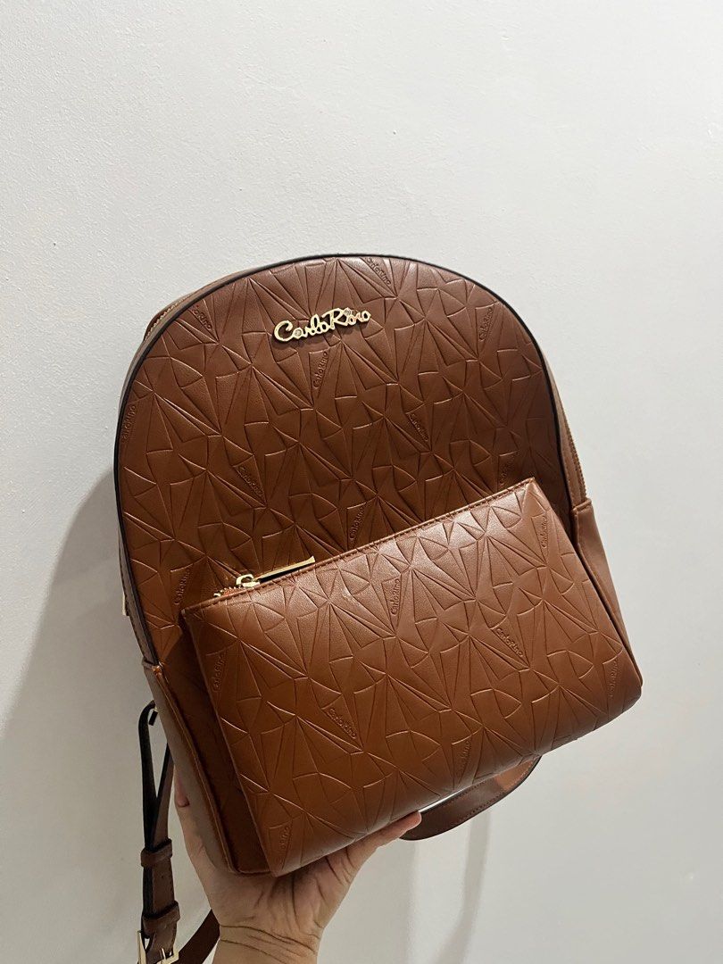 carlo rino backpack, Women's Fashion, Bags & Wallets, Backpacks on ...