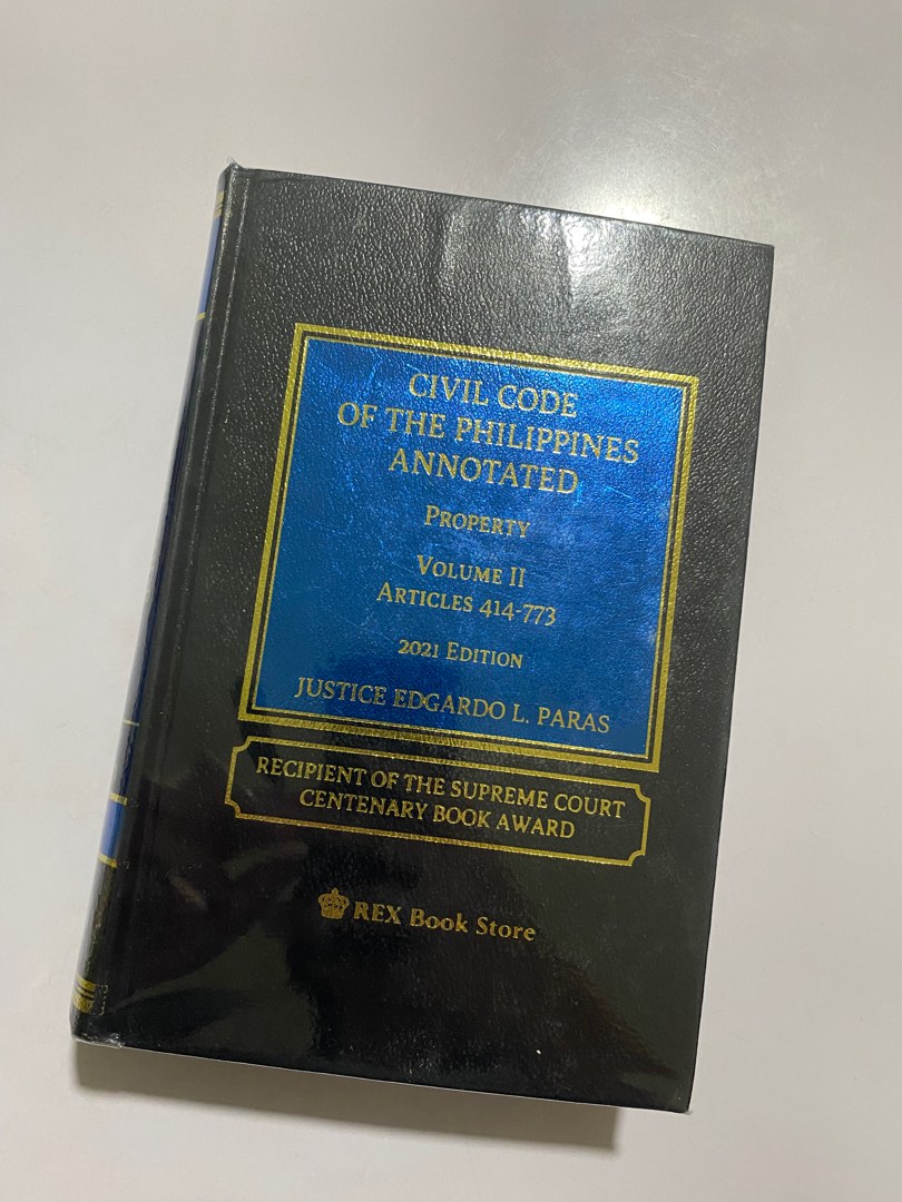 CIVIL LAW PARAS BOOK (PROPERTY), Hobbies & Toys, Books & Magazines ...