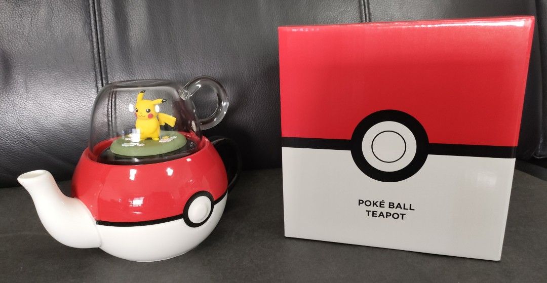 [Collectible] Pokemon - Pikachu Poke Ball Teapot (Living With Pokemon ...