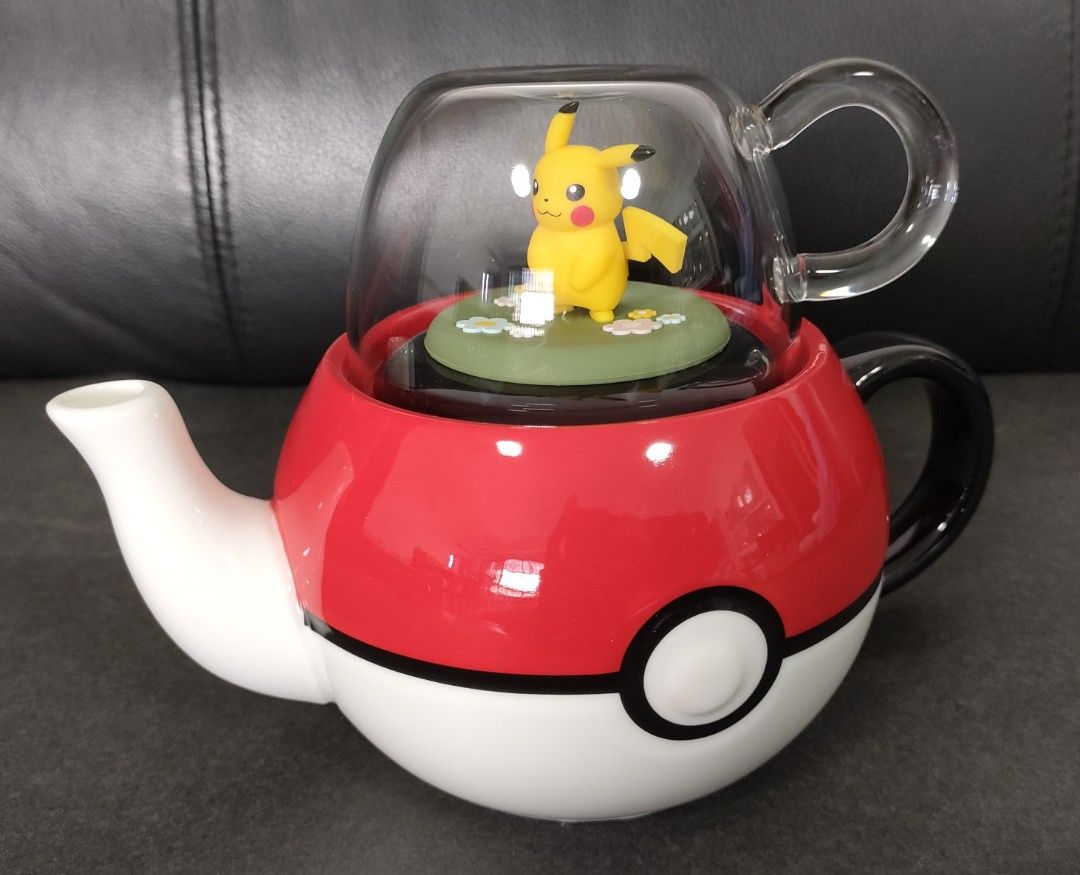 [Collectible] Pokemon - Pikachu Poke Ball Teapot (Living With Pokemon ...