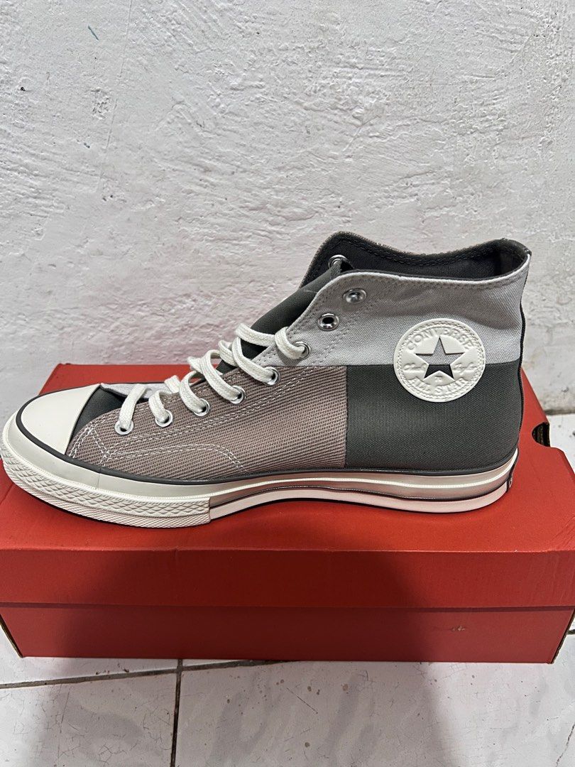 Converse 70 HI Origin Story/Wonder Stone Sz 45, Fesyen Pria, Sepatu ...