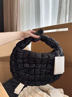 COS Mini Quilted Bag Cream White Stone Colour Shoulder Bag, Women's ...