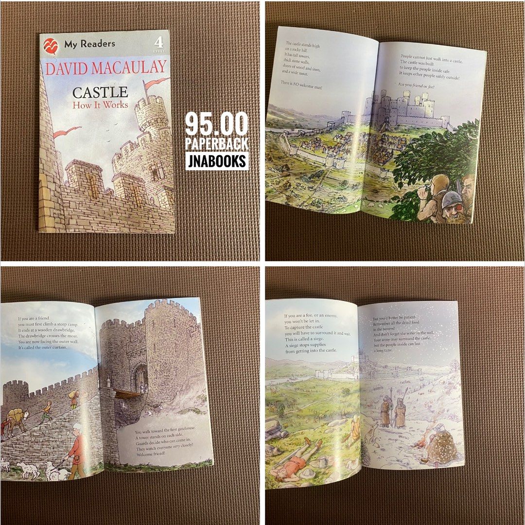 David Macaulay- Castle how it works, Hobbies & Toys, Books & Magazines ...