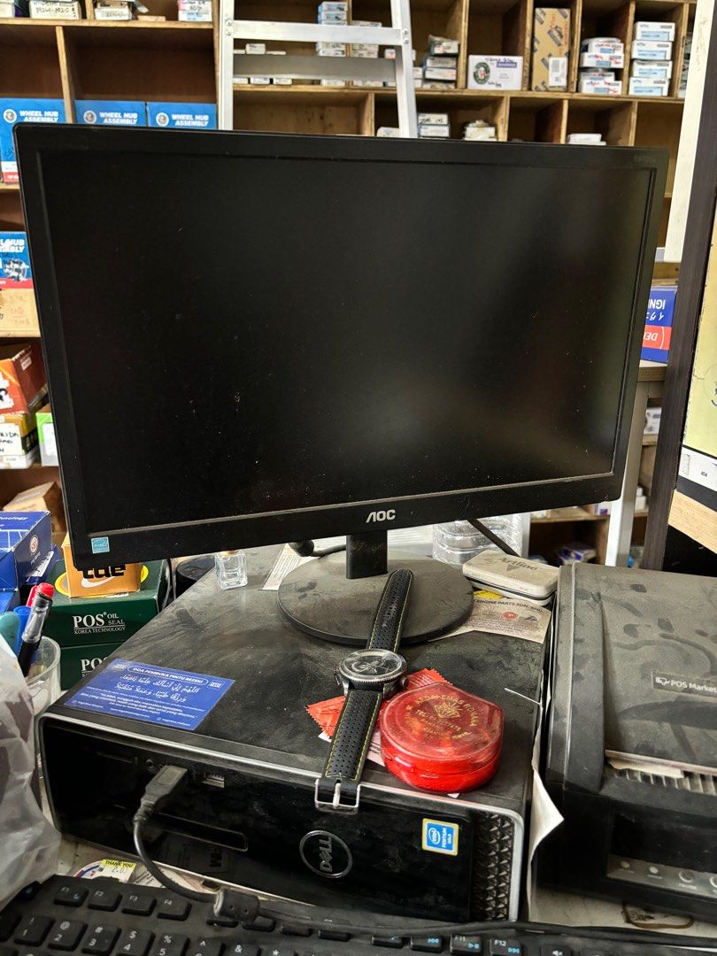 dell desktop and aoc monitor, Computers & Tech, Desktops on Carousell