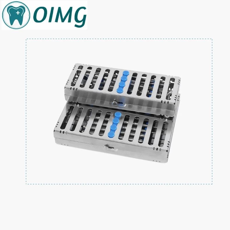 Dental Sterilization Rack Surgical Autoclavable Sterilization Box Dental Cassette File Burs ...