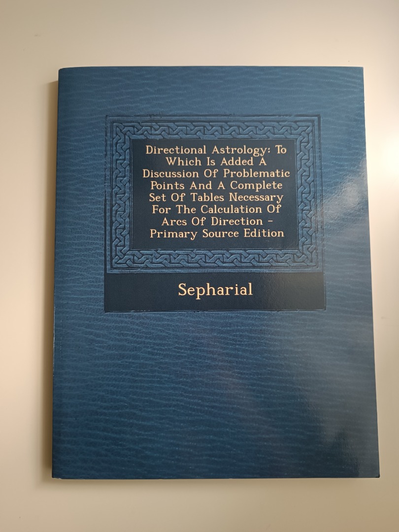 Directional Astrology by Sepharial, Hobbies & Toys, Books & Magazines ...