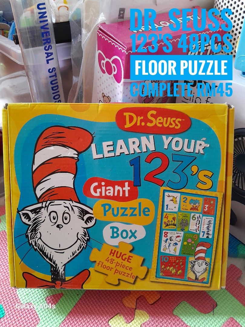 Dr. Seuss 123's Puzzle Floor, Babies & Kids, Infant Playtime on Carousell