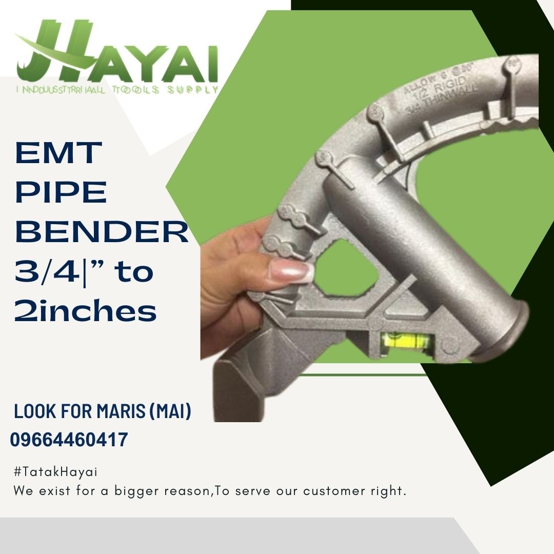 EMT PIPE BENDER, Commercial & Industrial, Construction Tools ...