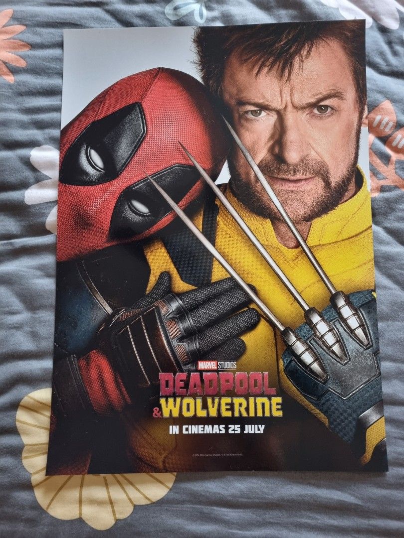 EXCLUSIVE "Deadpool & Wolverine" Poster, Hobbies & Toys, Memorabilia ...