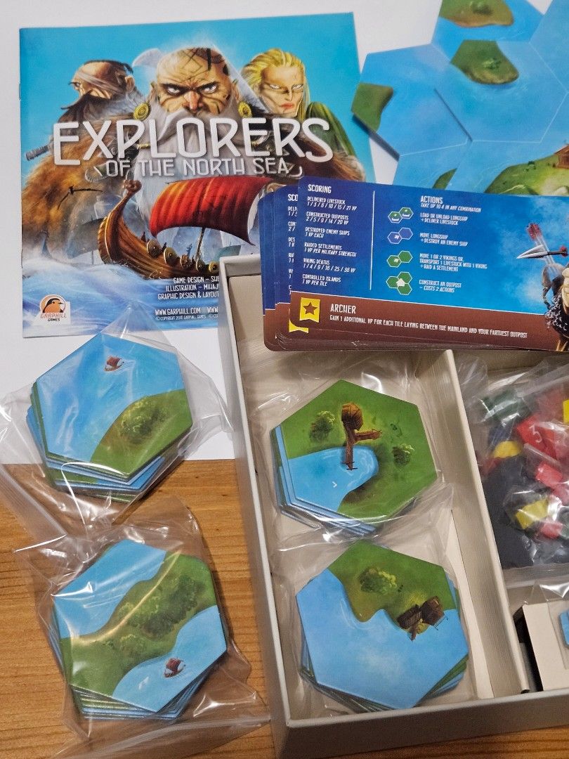 Explorers of the North Sea boardgame by Renegade Game Studios, 興趣及遊戲 ...