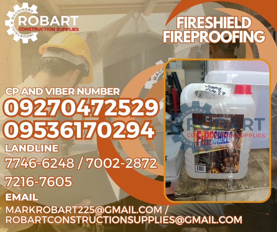 Fireshield Fireproofing, Commercial & Industrial, Construction Tools ...