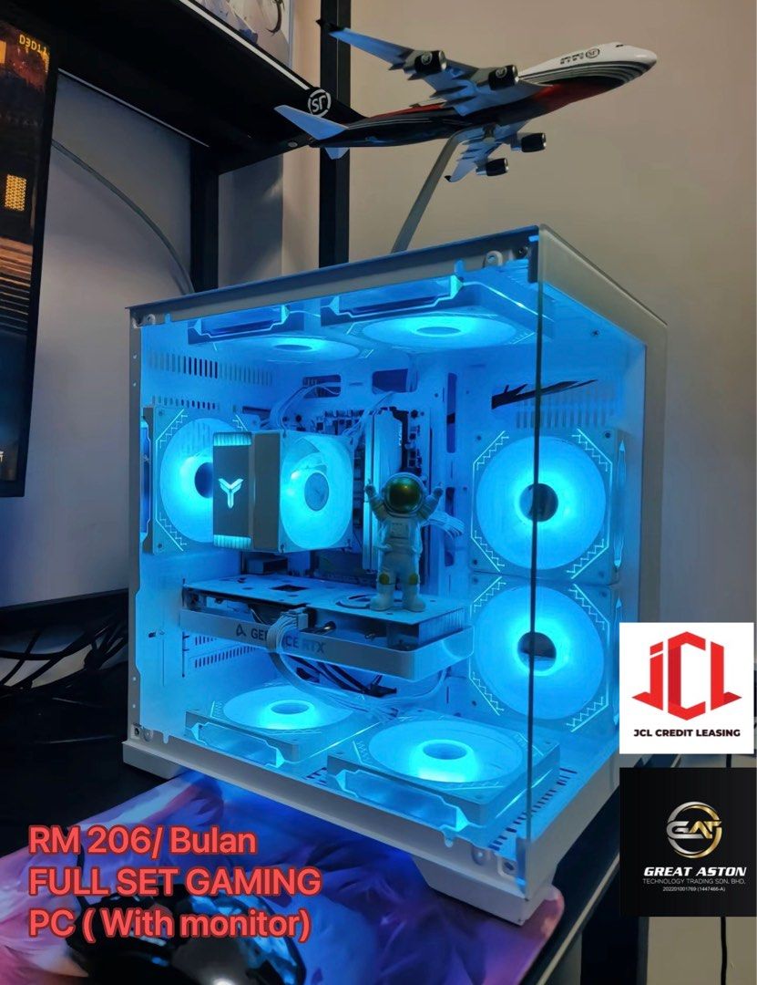 GAMING PC WHITE COMBO NEW RTX4060, Computers & Tech, Desktops on Carousell