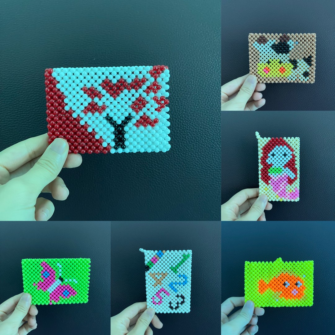 Handmade Beaded Card Holder, Hobbies & Toys, Stationery & Craft ...