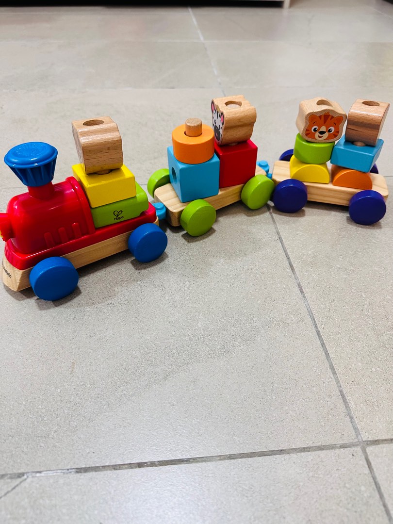 Hape Wooden Discovery Train, Hobbies & Toys, Toys & Games on Carousell
