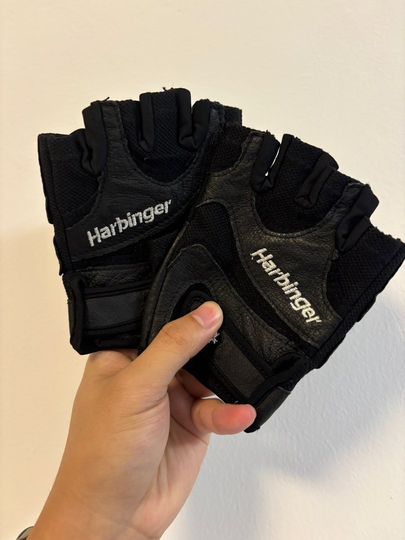 Harbinger Work Out Glove, Sports Equipment, Exercise & Fitness, Weights ...