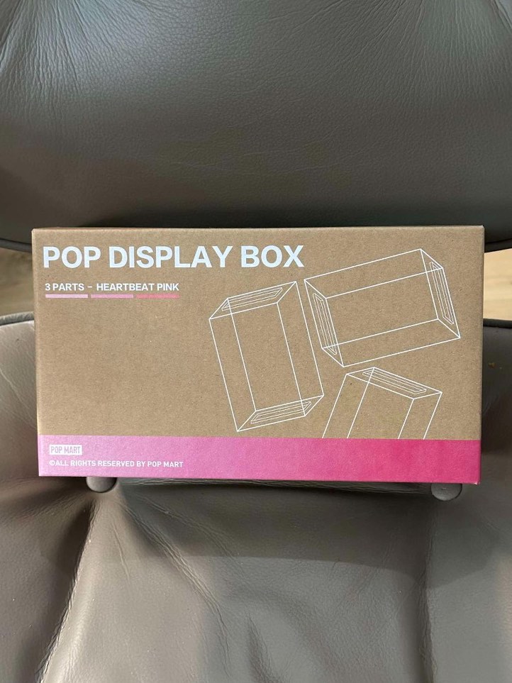 Heartbeat Pink - 3 Parts Pop Display Box Case (Popmart), Hobbies & Toys ...