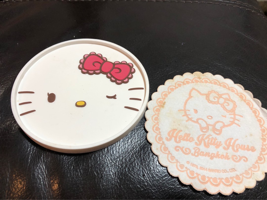 Hello Kitty Silicone Cup Coaster, Hobbies & Toys, Collectibles ...