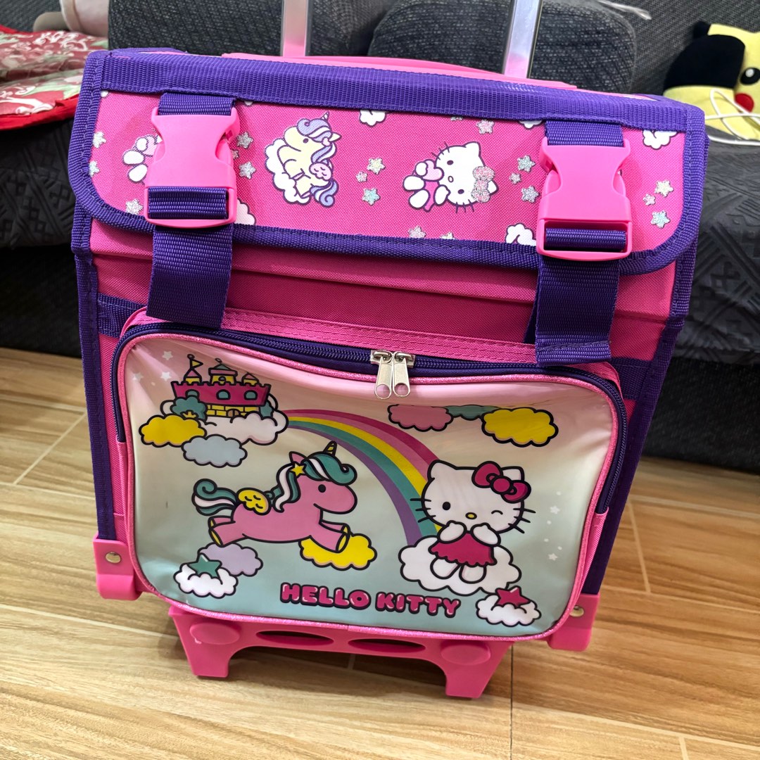 Hello Kitty Trolley-used ONCE, Babies & Kids, Babies & Kids Fashion on ...