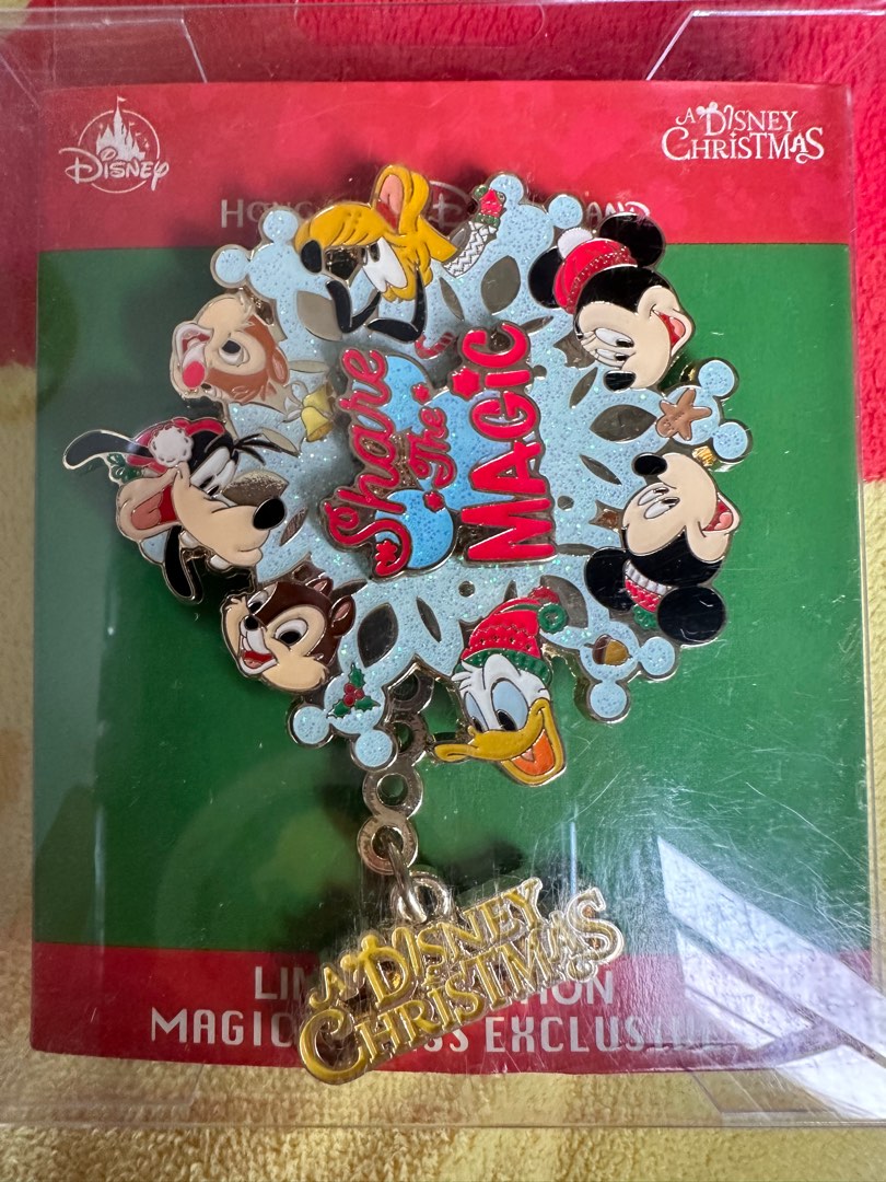 HKDL Hong Kong Disneyland Share the Magic Christmas Dangle the Magical ...