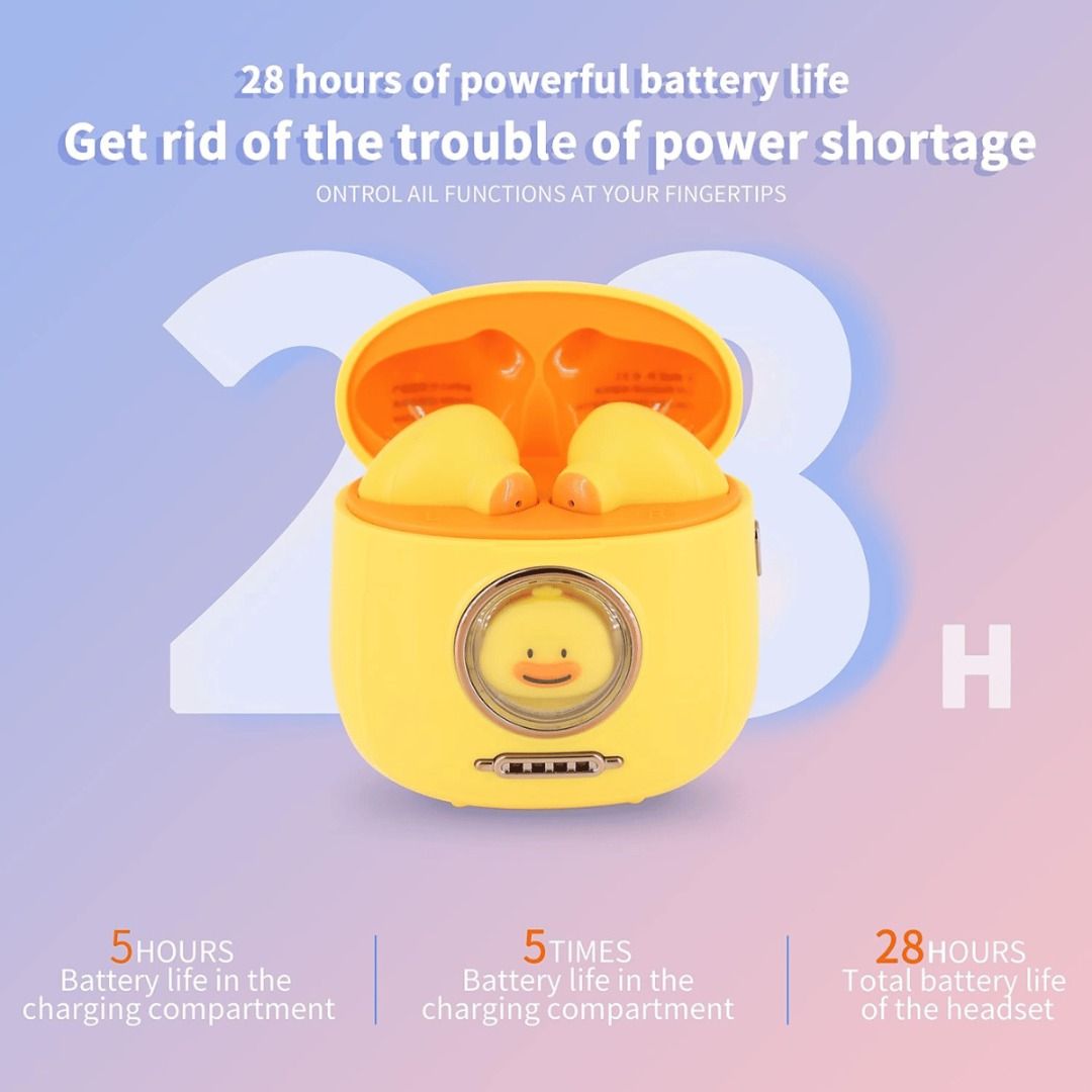 IN-Box iCarer Family® TWS Bluetooth Earphone (Cat Animal Cartoon Shape ...