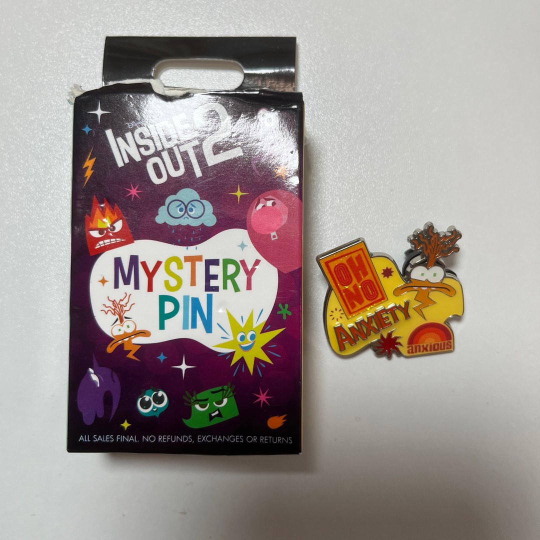 Inside Out 2 pin 阿焦, 興趣及遊戲, 收藏品及紀念品, 明星周邊 - Carousell