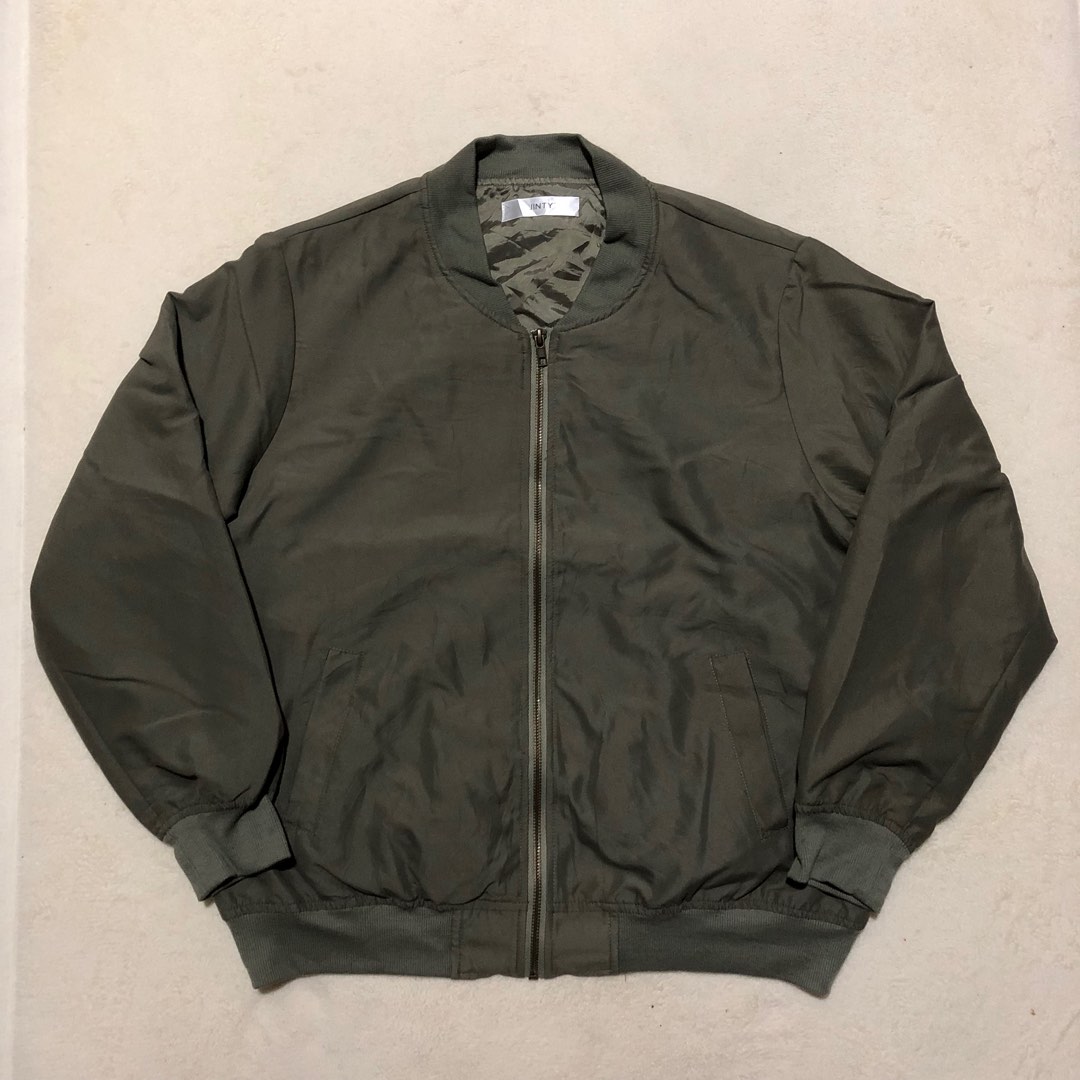 Japanese Brand JINTY Bomber Jacket, Men's Fashion, Coats, Jackets and ...