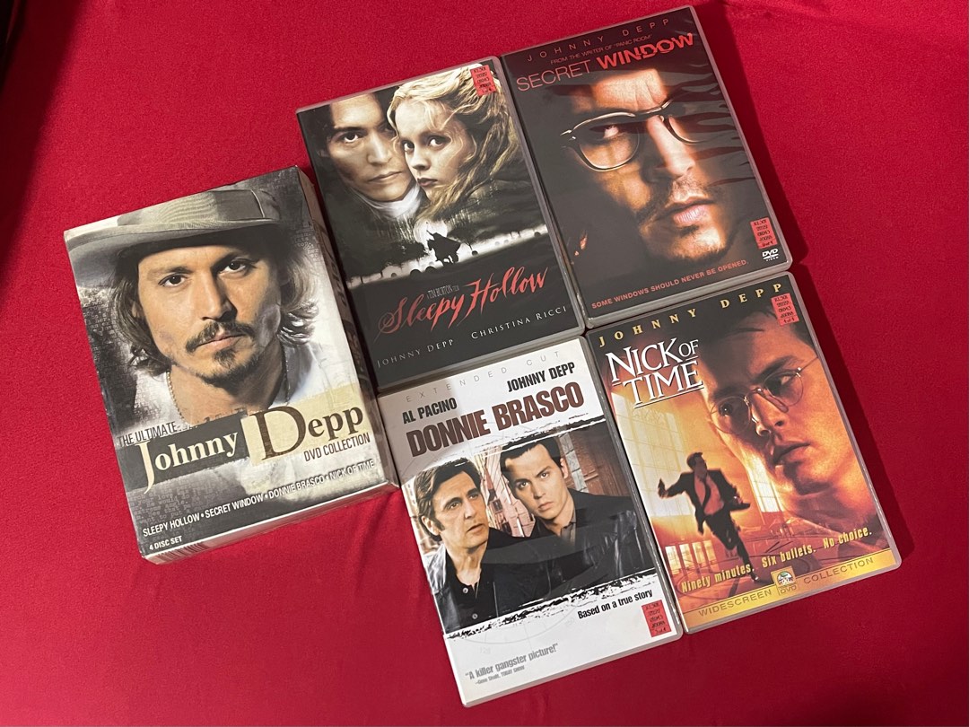 JOHNNY DEPP ORIGINAL DVD BOX SET MOVIE COLLECTION, Hobbies & Toys ...