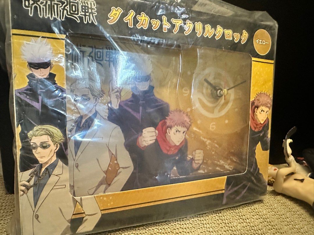 Jujutsu Kaisen JJK clock, Hobbies & Toys, Memorabilia & Collectibles ...