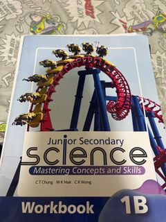 只寫過大約16頁，九成幾冇寫過，很少字，Junior Secondary Science Mastering Concepts and ...