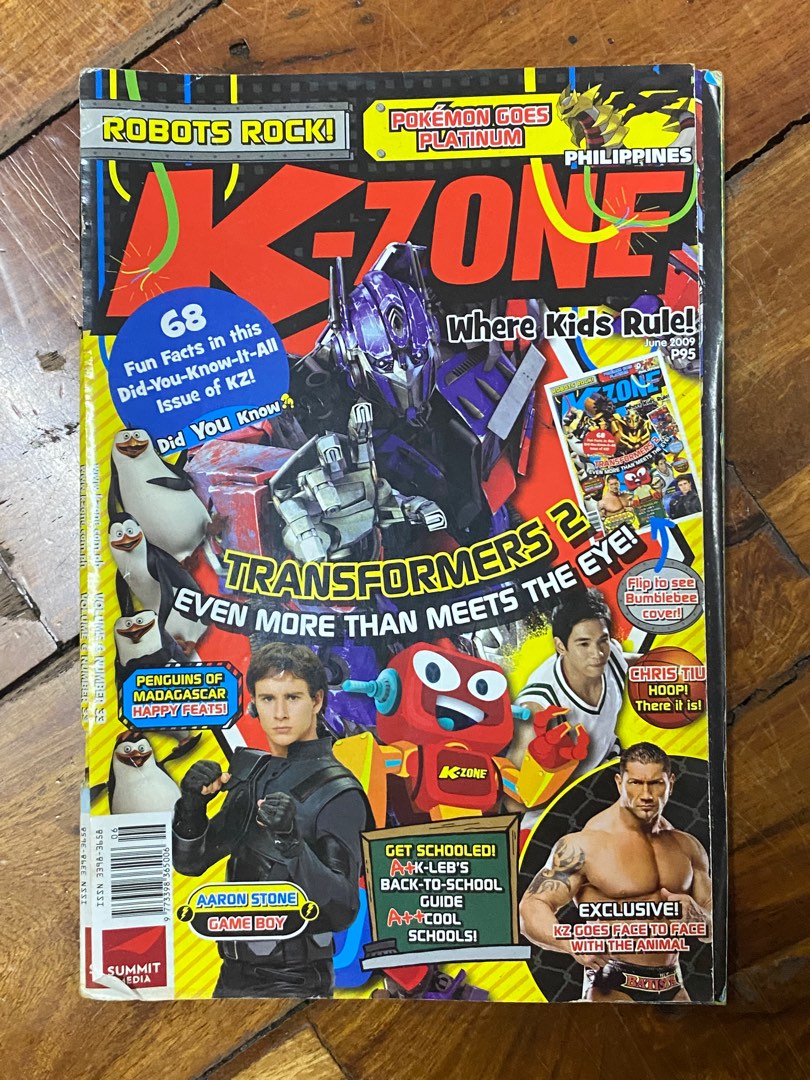 K-Zone Vintage Magazine June 2009 w/o Foldabots - Preloved Transformers 2 More than meets the ...
