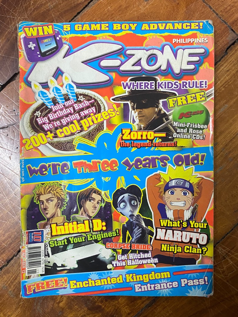 K-Zone Vintage Magazine October 2005 w/o Foldabots - Preloved Zorro ...