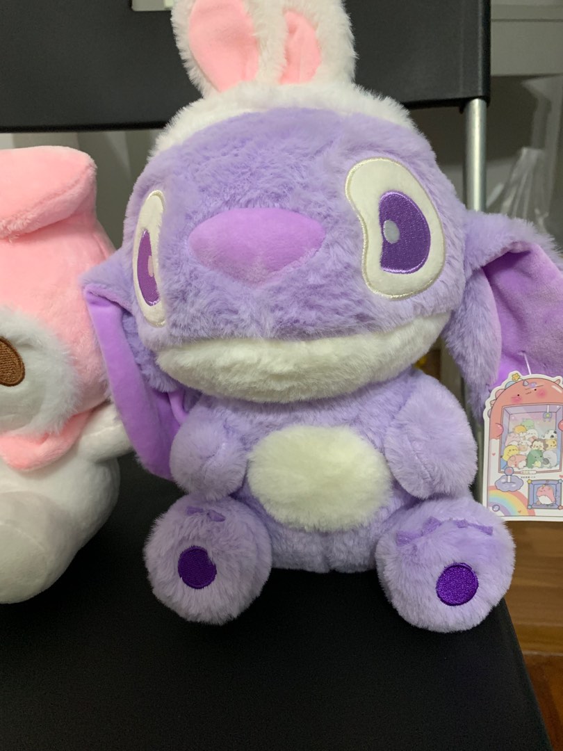 Lilo and stitch purple edition stitch melody hello kitty plush plushie ...