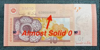 BA0429795 Aziz Taha RM1 BA Replacement Malaysia Banknote, Hobbies ...