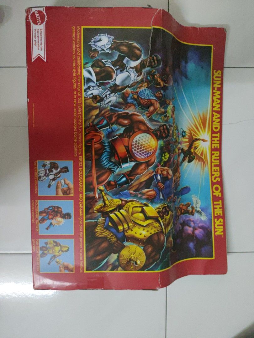 Masters of the Universe Origins Sun-Man Kikto Holographo Zap-Man 3 Pack ...