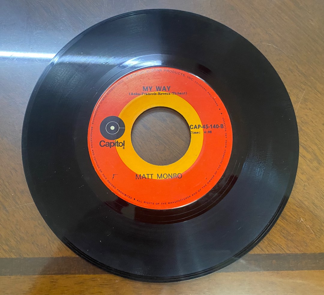 Matt Monro - All Of A Sudden : My Way - Philippines Original Love Music ...