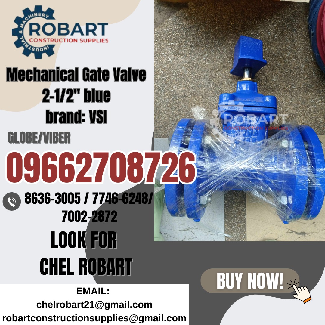 MECHANICAL GATE VALVE, Commercial & Industrial, Construction Tools & Equipment on Carousell