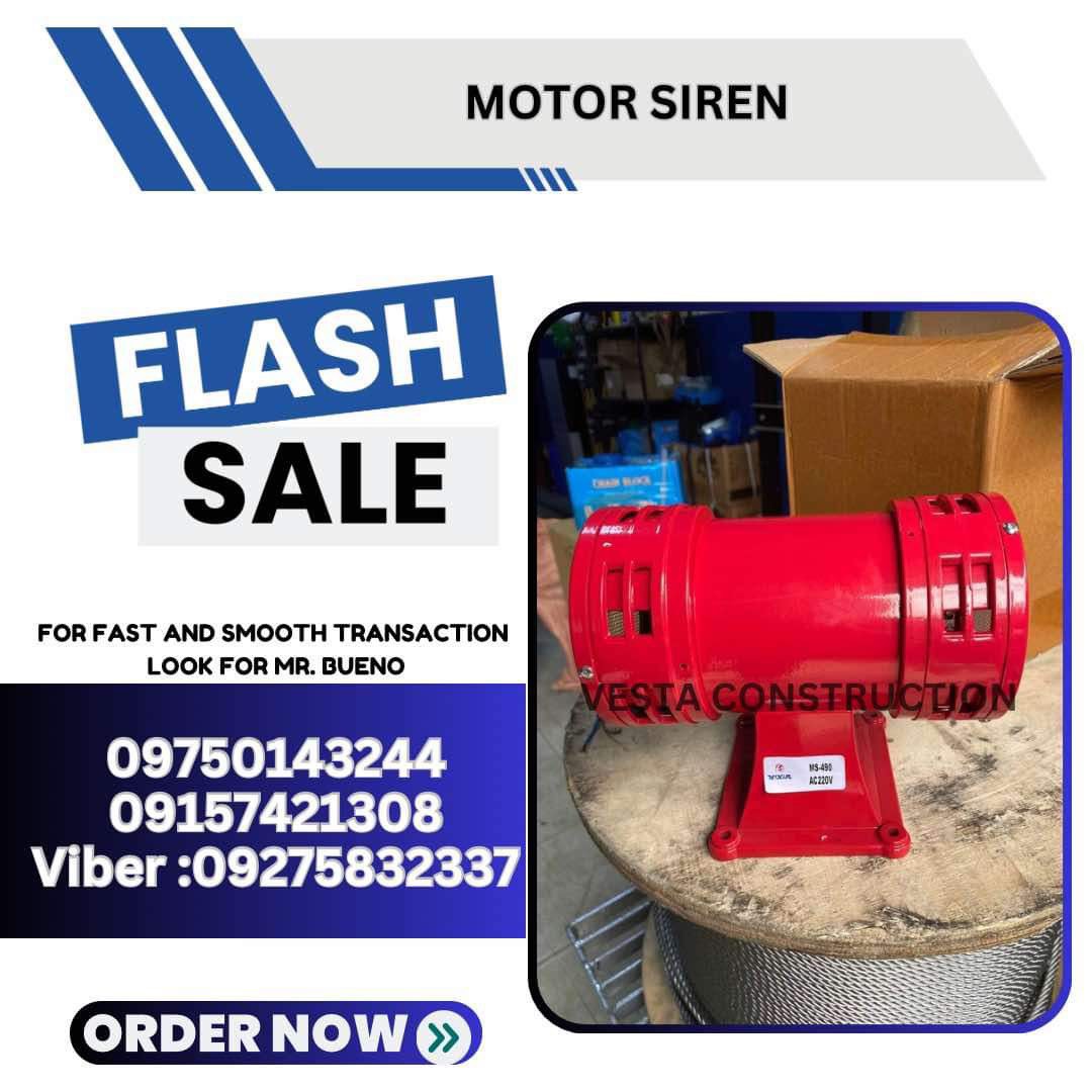Motor Siren, Commercial & Industrial, Construction & Building Materials ...