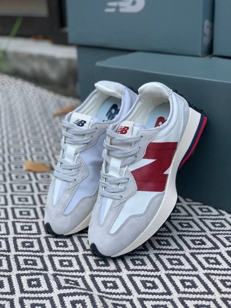 New Balance 327 Bluemaroon, Women's Fashion, Footwear, Sneakers on ...