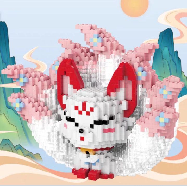 Nine tailed fox lego 九尾狐積木, Video Gaming, Gaming Accessories ...