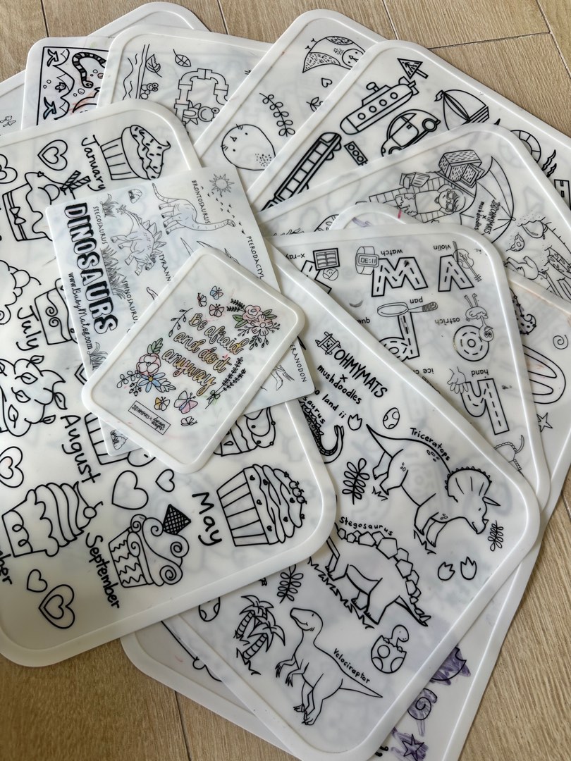 Oh my mat Drawing Mat, Babies & Kids, Nursing & Feeding, Weaning ...