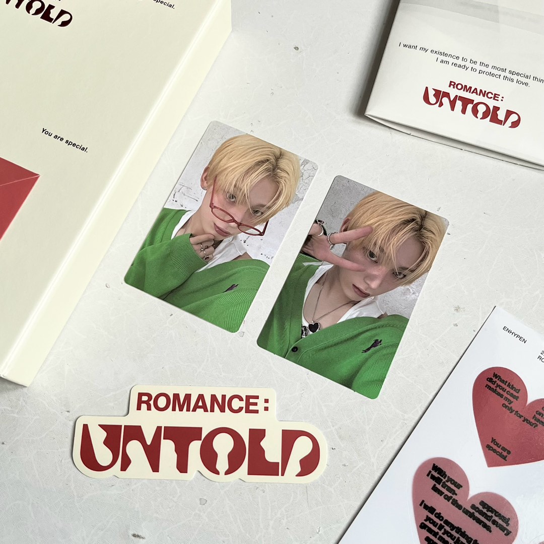 ONHAND | Enhypen Romance Untold Sunoo Showcase Live and Weverse POB ...