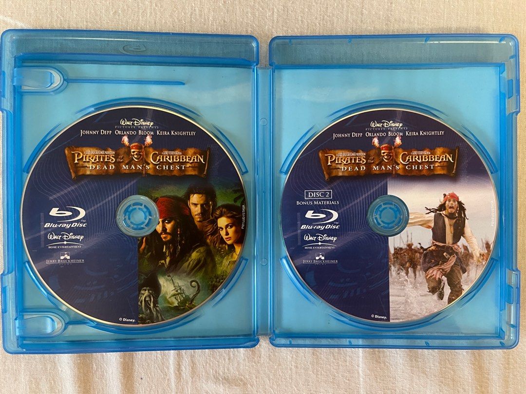 Pirates of the Caribbean Dead Man’s Chest Blu-Ray, Hobbies & Toys ...